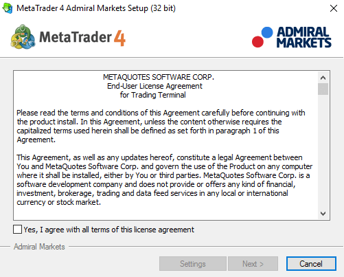 MetaTrader 4 installation guide